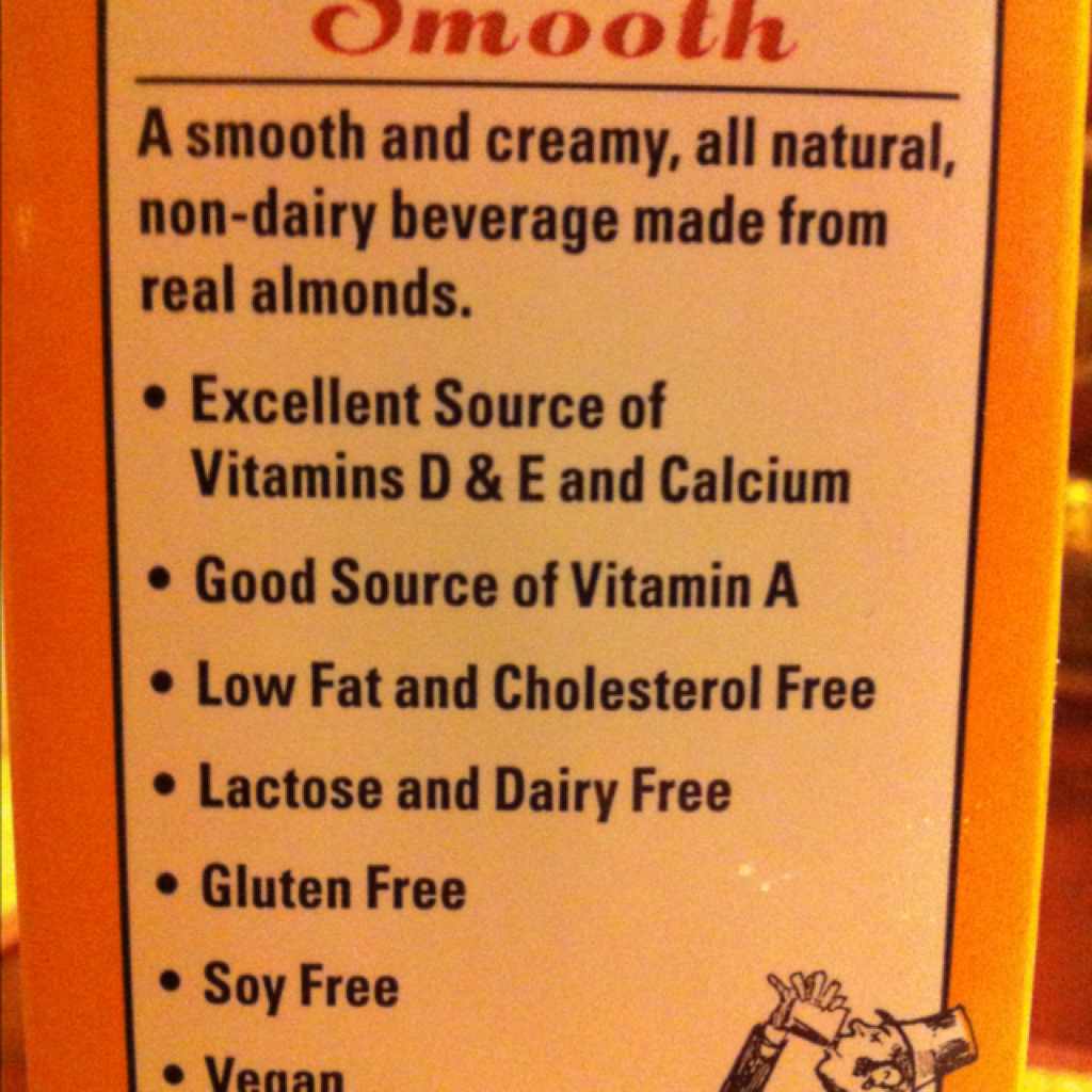 Trader Joe's Almond Smooth - Vanilla: Calories, Nutrition Analysis & More | Fooducate