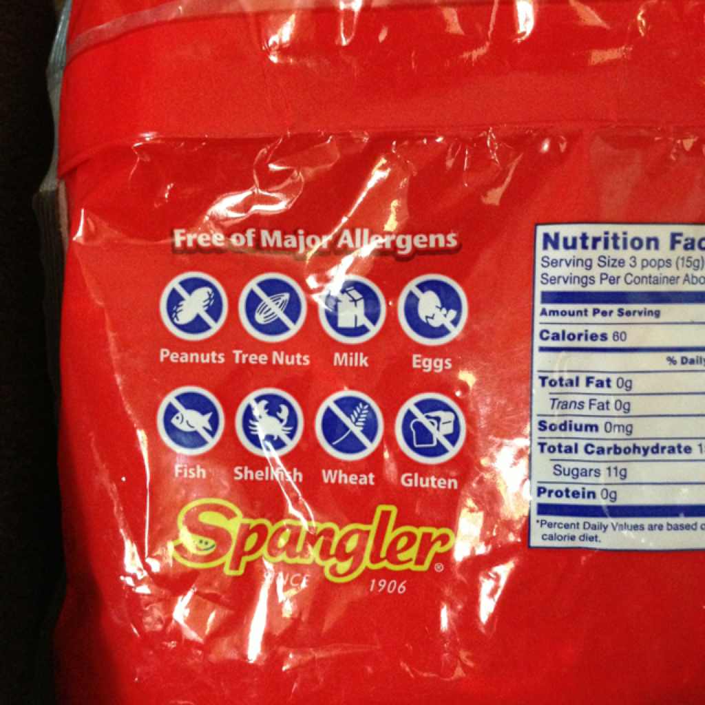 Spangler Dum-Dum-Pops: Calories, Nutrition Analysis & More | Fooducate