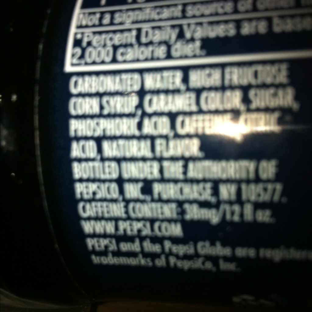 Pepsi Cola: Calories, Nutrition Analysis & More | Fooducate