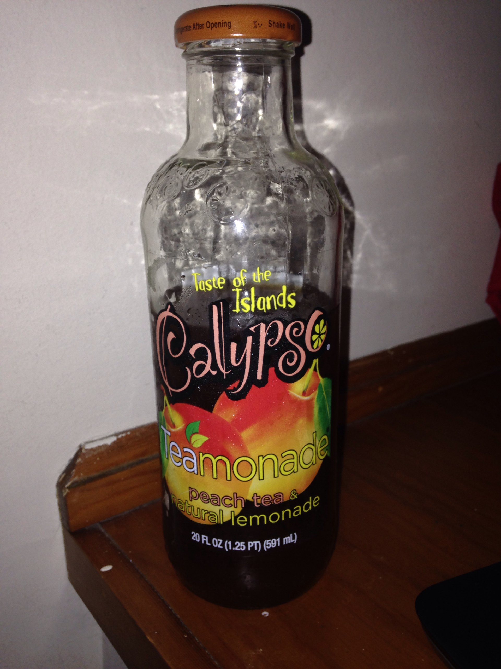 Calypso Teamonade, Peach Tea & Natural Lemonade: Calories, Nutrition ...