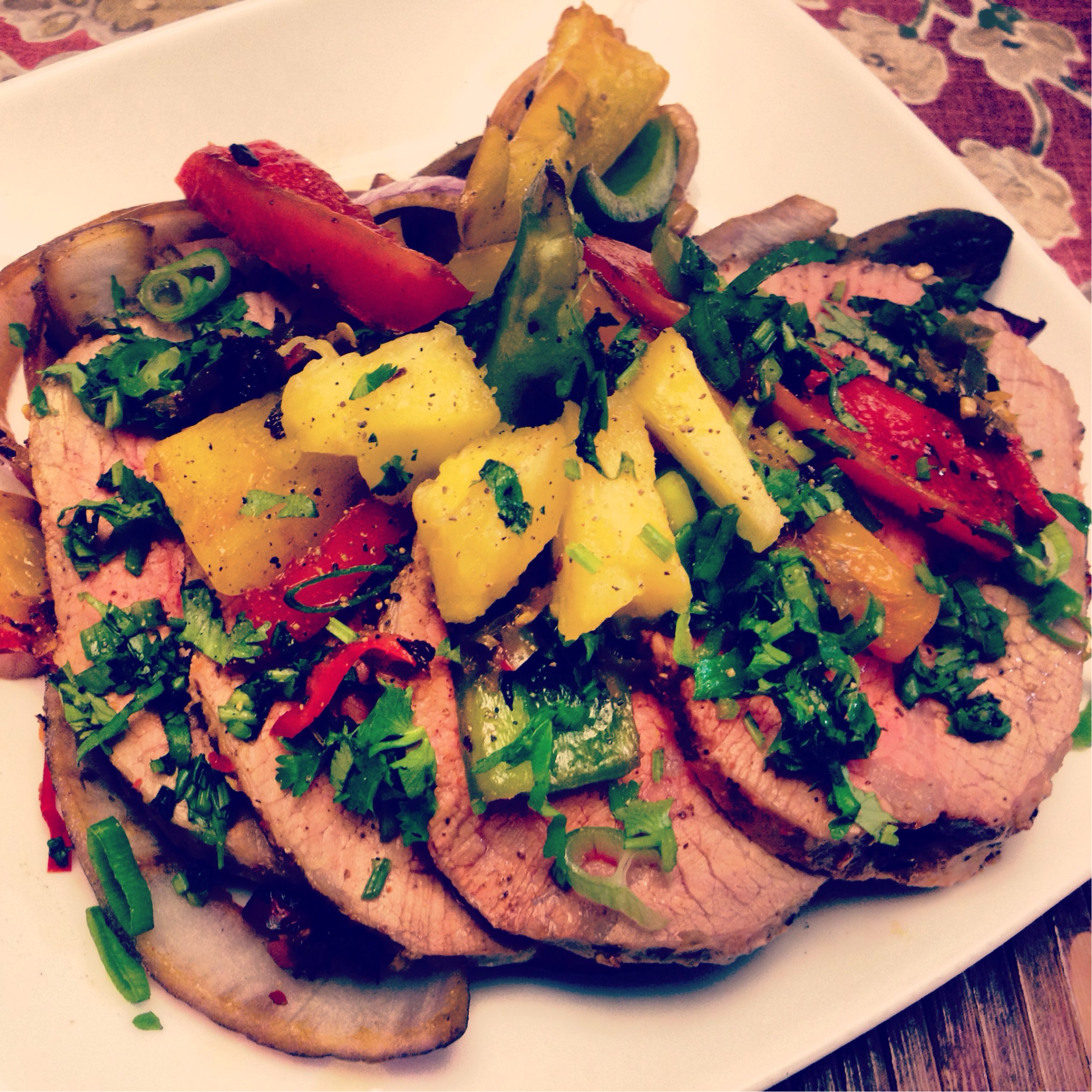 Roasted beef for lunch! I hope everyone's staying healthy and happy ...