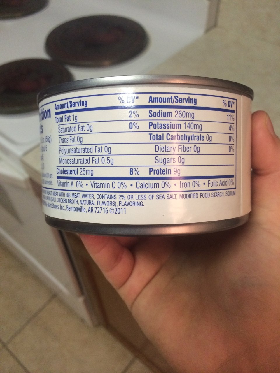 Great Value Chicken Breast, Chunk: Calories, Nutrition Analysis & More ...