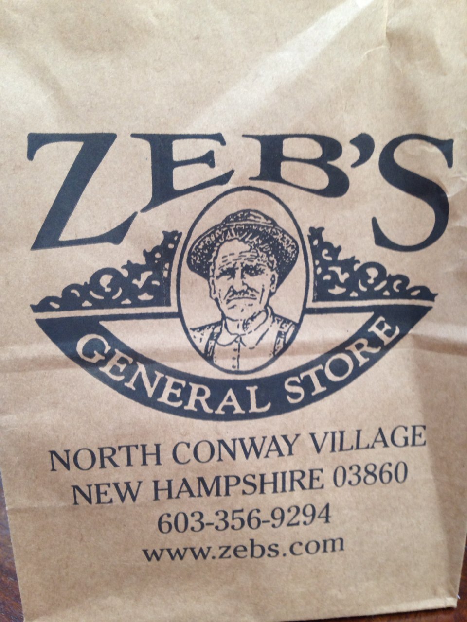 I am on vacation with my family and we found a store called " Zeb's ...