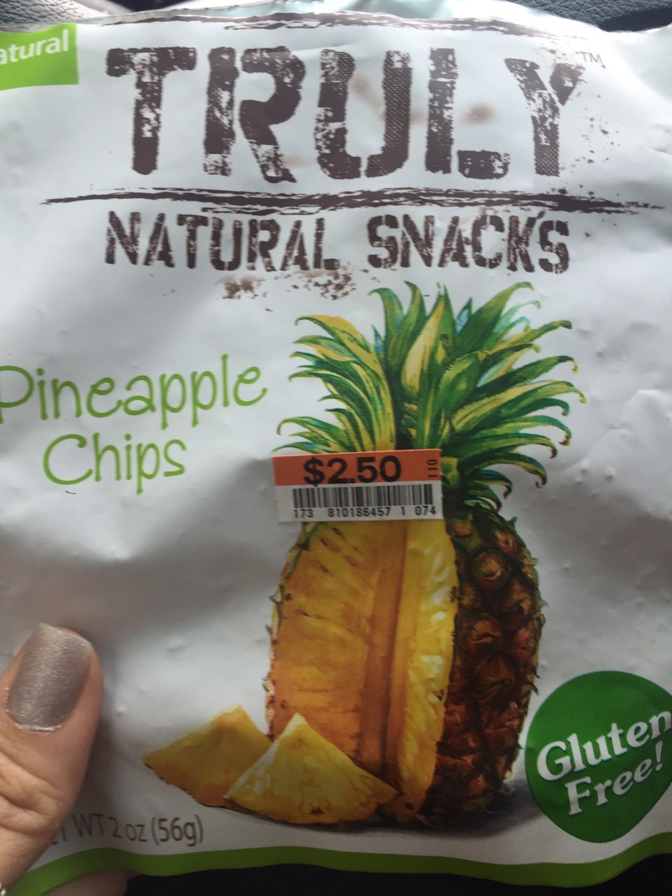 Truly Natural Snacks, Pineapple Chips: Calories, Nutrition Analysis ...