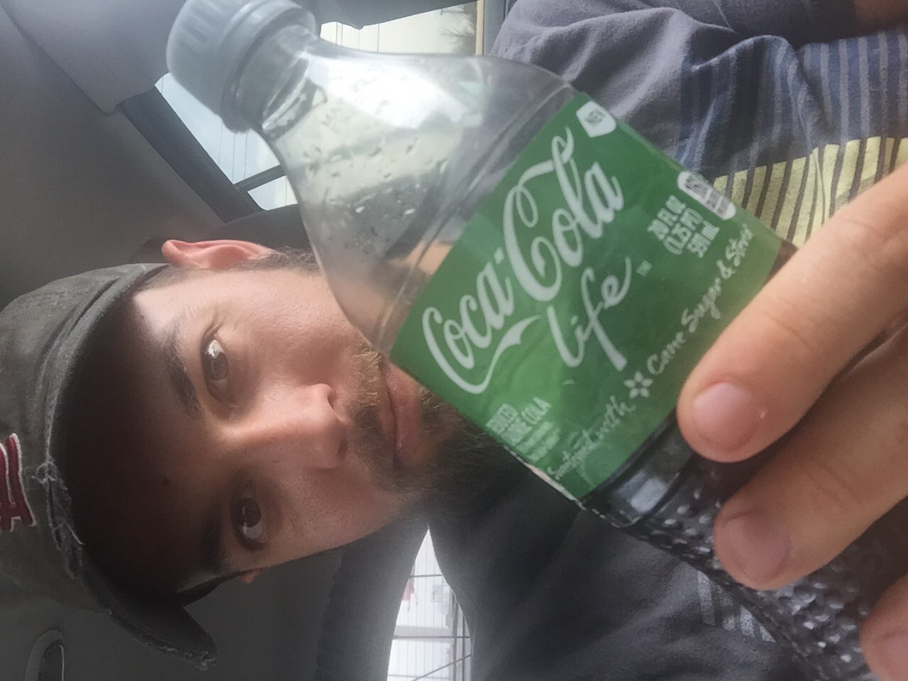 Coca-Cola Life Sweetened With Cane Sugar & Stevia: Calories, Nutrition ...
