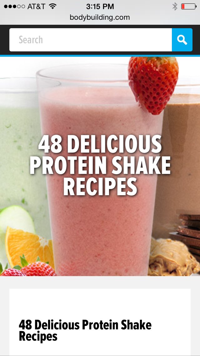 Smoothie (and protein shake) recipe jackpot! Just google "smoothie ...