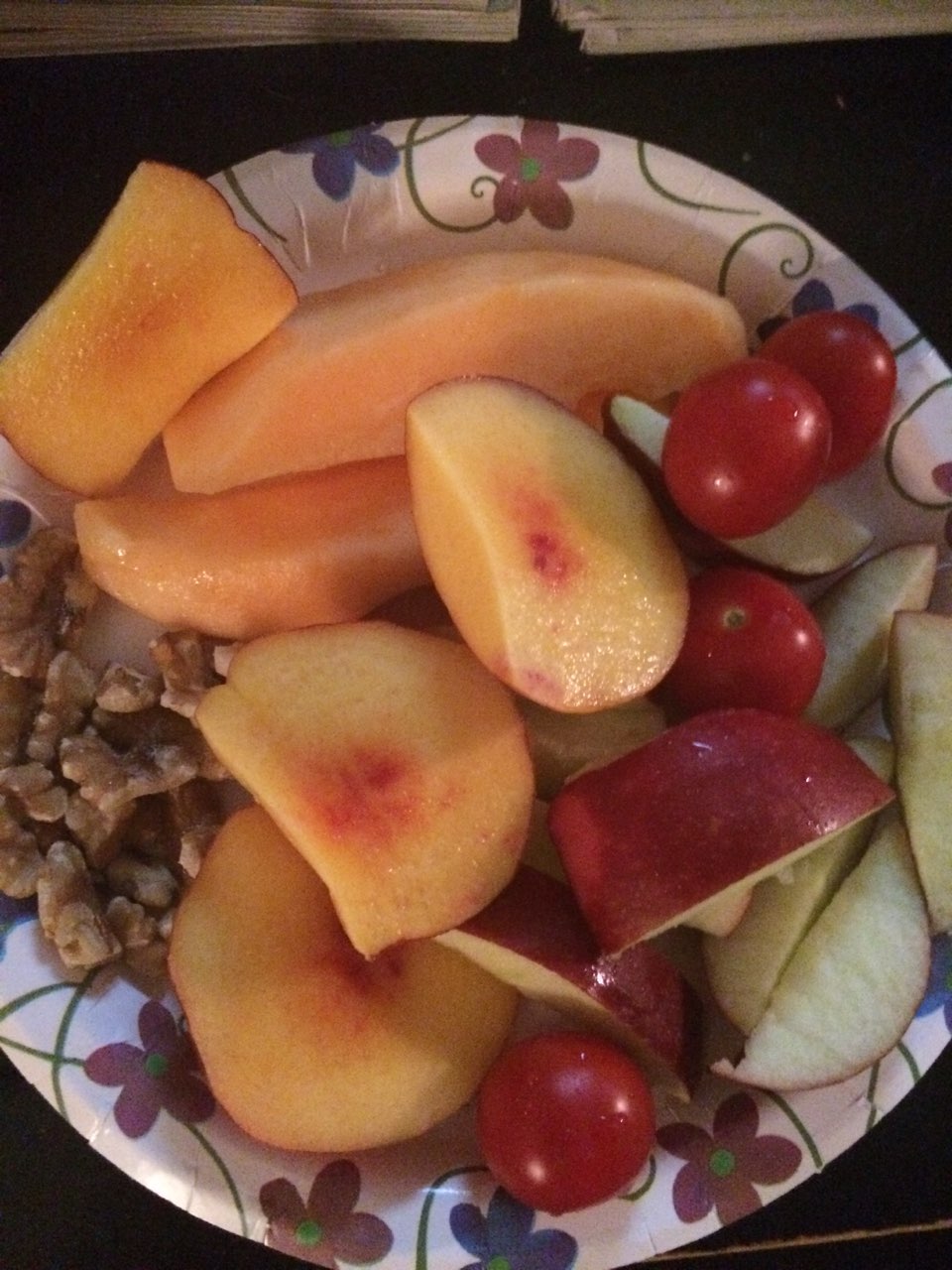 What do you think? Great dinner or sensible snack? Cantaloupe, cherry ...