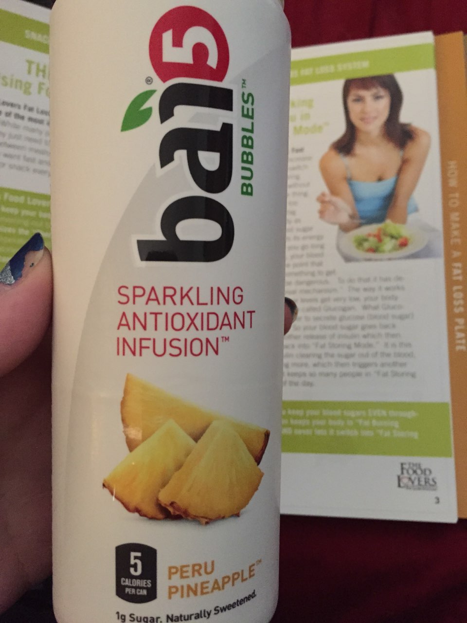 Bai Bubbles Sparkling Antioxidant Infusion, Peru Pineapple: Calories ...