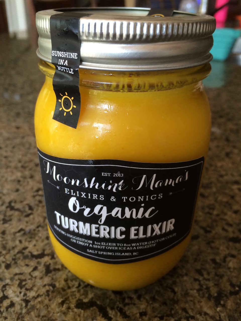 Just discovered this turmeric drink! Mix with water (great) or ...
