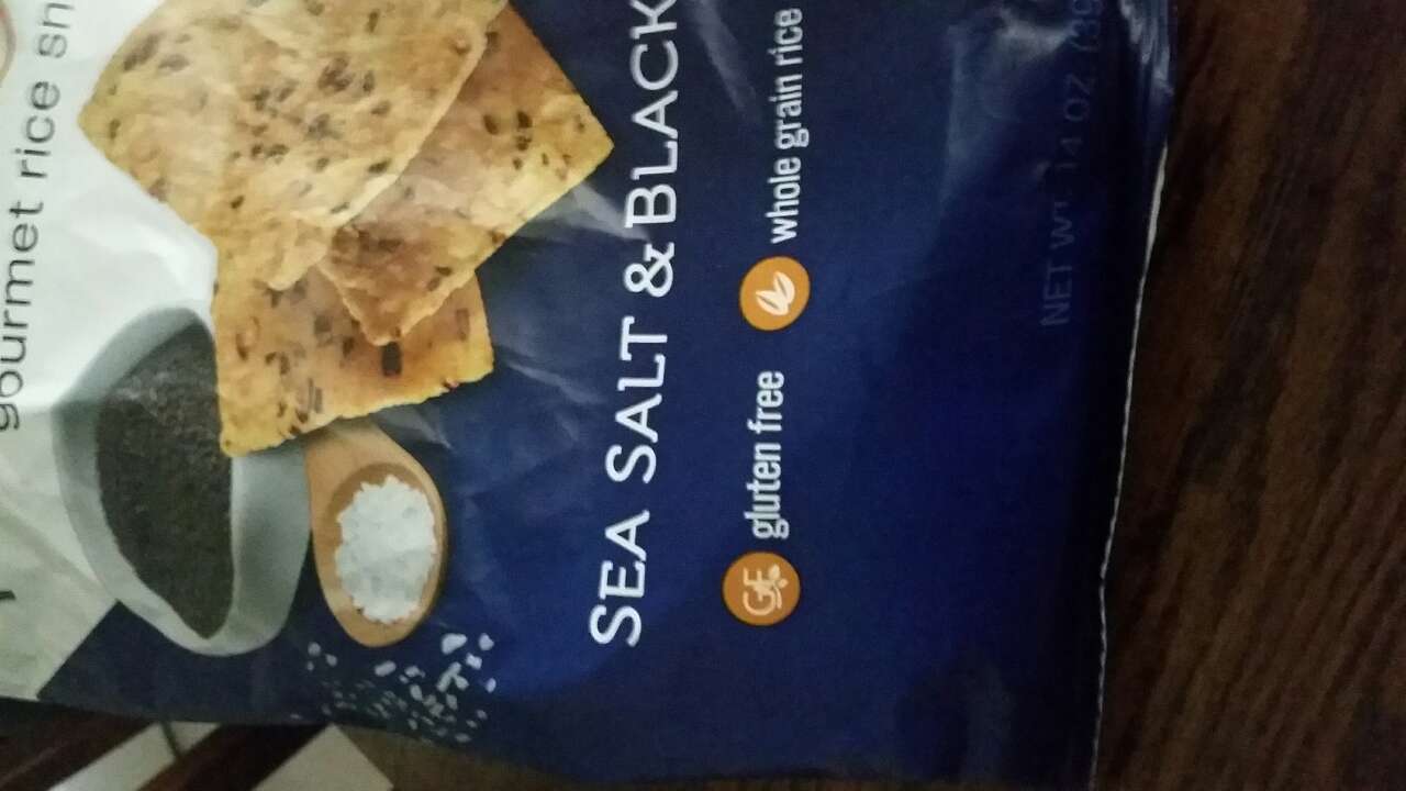 Wild Riceworks Gourmet Wild Rice Crisps, Sea Salt and Black Sesame ...