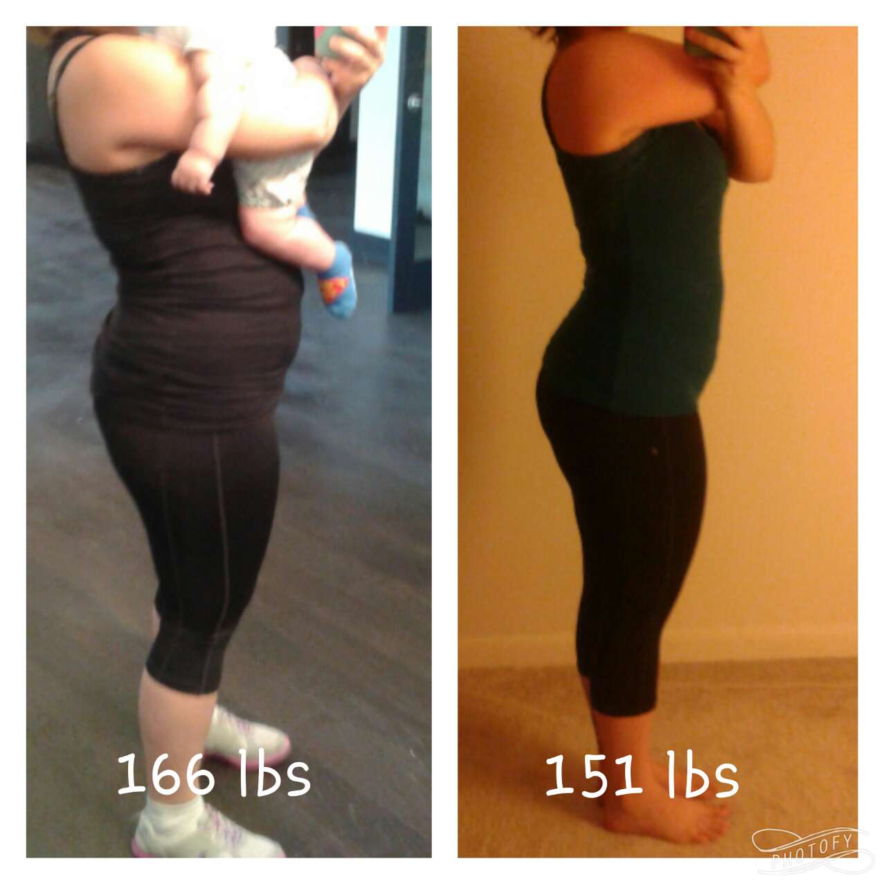 I had a baby 7 months ago. At the end of my pregnancy I weighted 183 ...