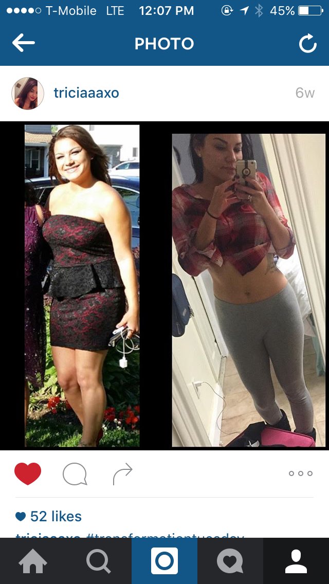 I put up transformations to hopefully motivate others to never give up ...