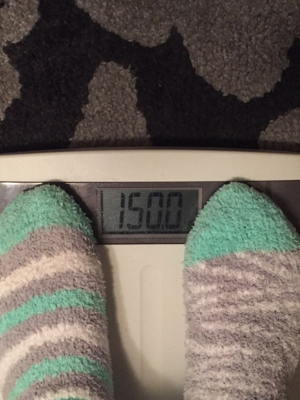 My exact weight today: 150 lbs. My goal is 120. | Fooducate Diet Motivation