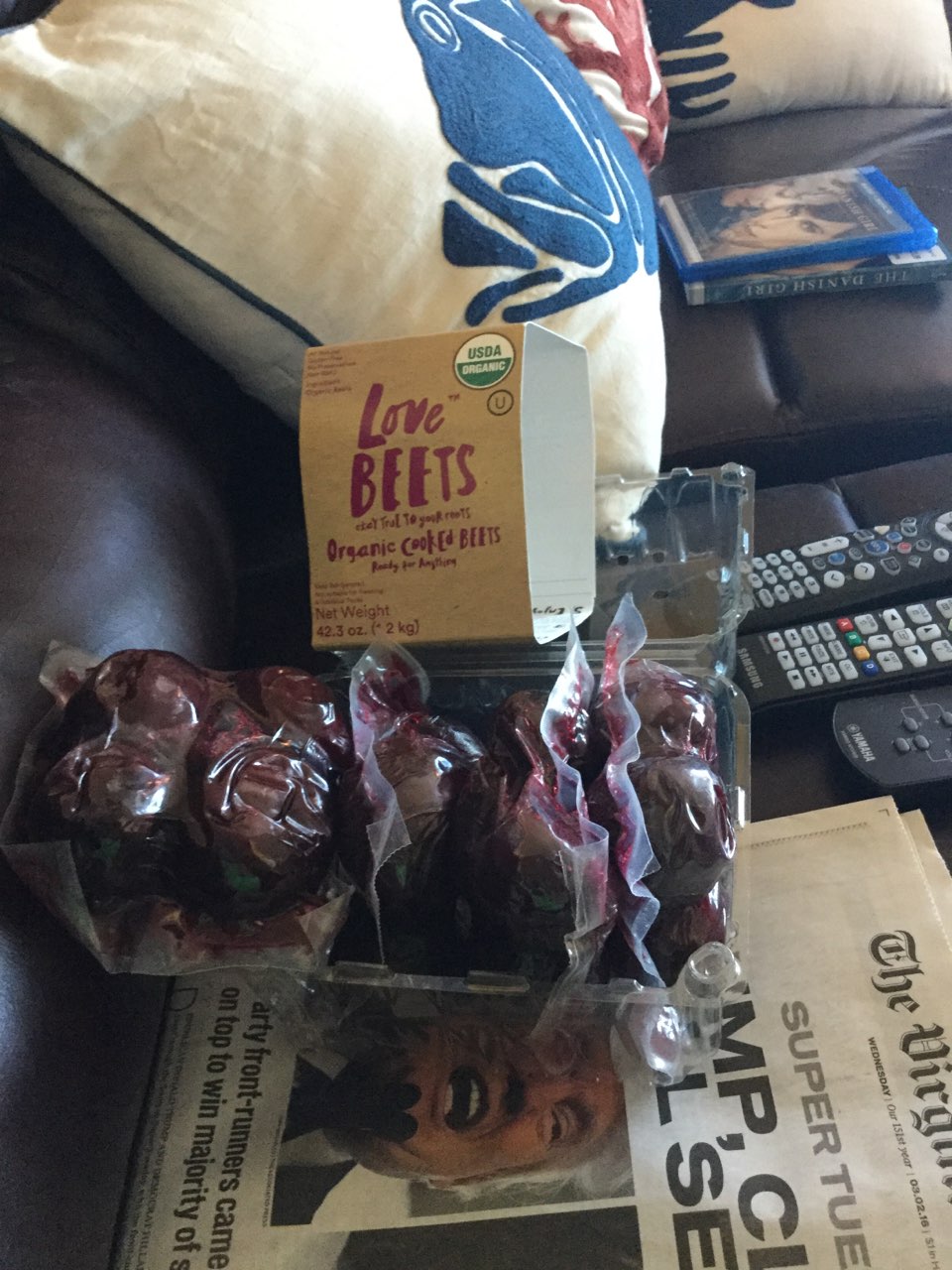 Just got back from Costco. Found some organic beets while there. Plan ...