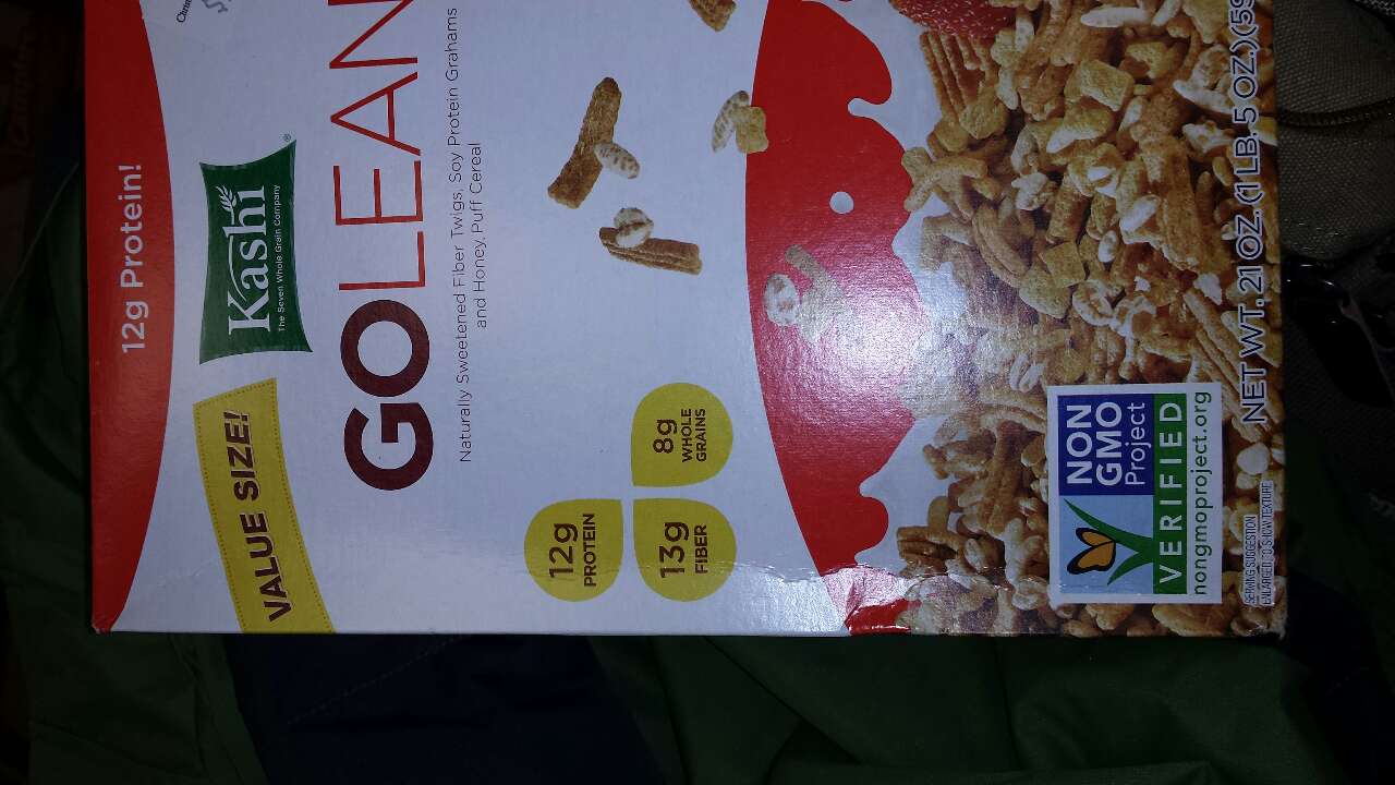 Kashi Go Lean Naturally Sweetened Fiber Twigs, Soy Protein Grahams and ...