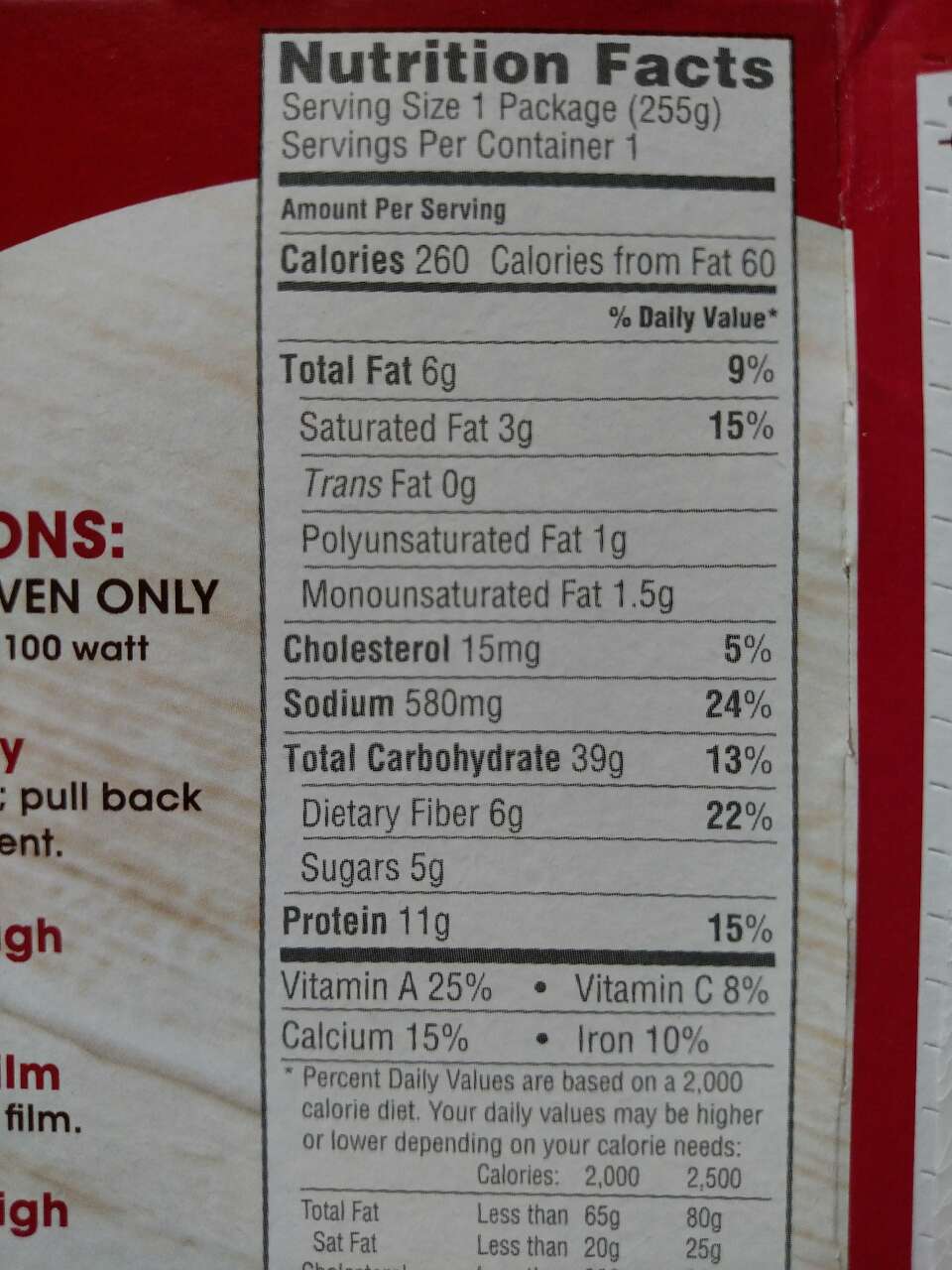 Smart Ones Santa Fe Rice & Beans, Mexican Flavors: Calories, Nutrition ...