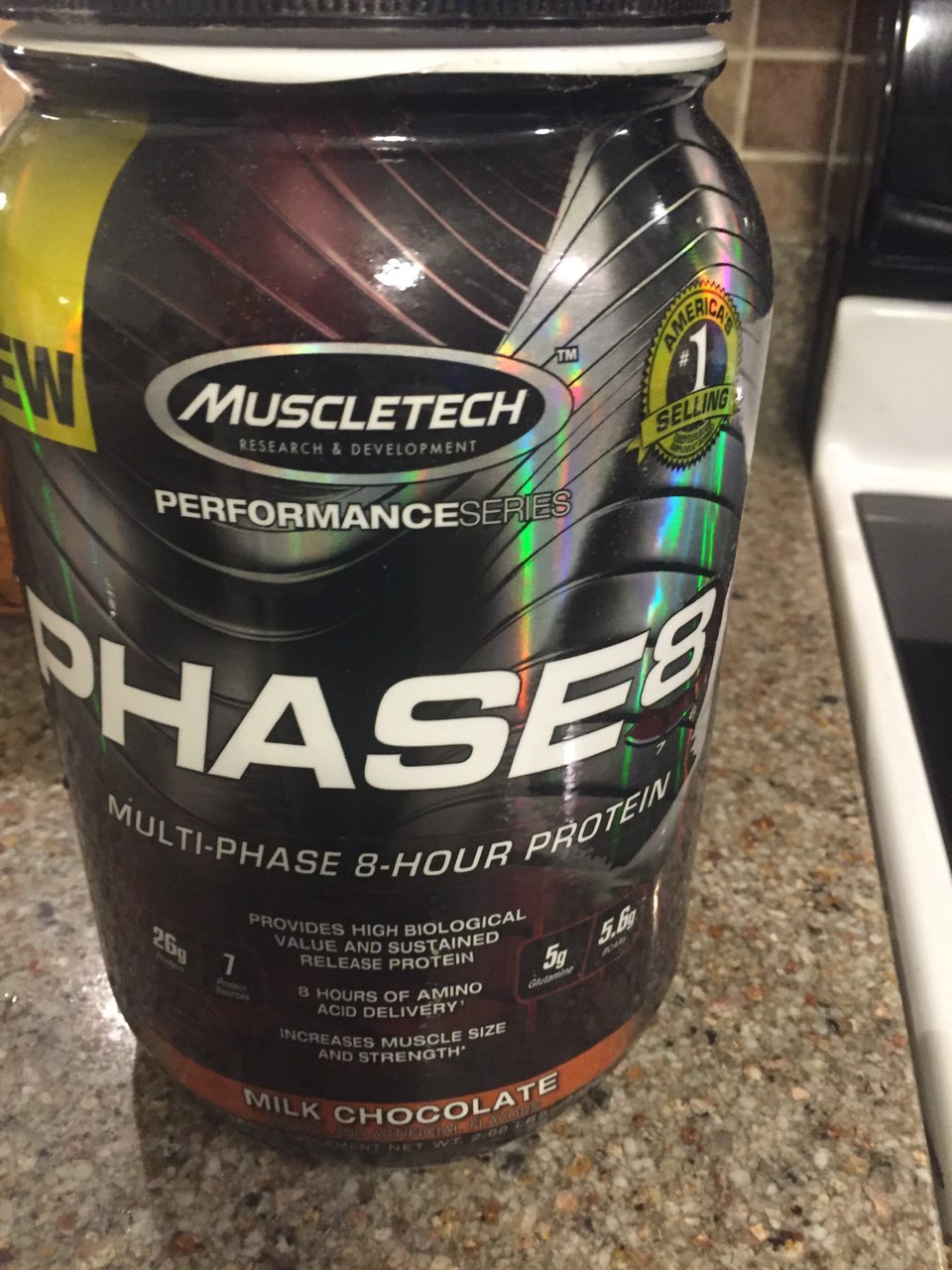 Muscletech MIlk Chocolate Protein Powder Dietary Supplement: Calories ...