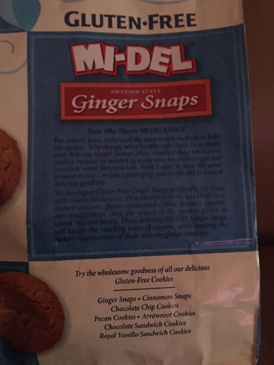 Mi-Del Ginger Snaps, Swedish Style: Calories, Nutrition Analysis & More ...