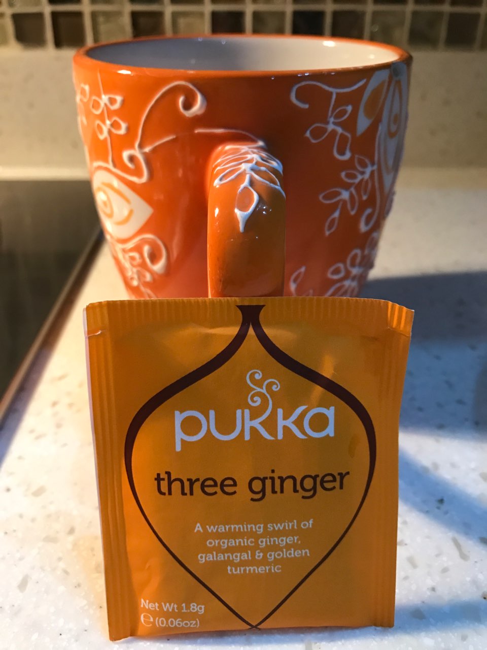 Tonight I will enjoy my Pukka three ginger tea. | Fooducate Diet Motivation
