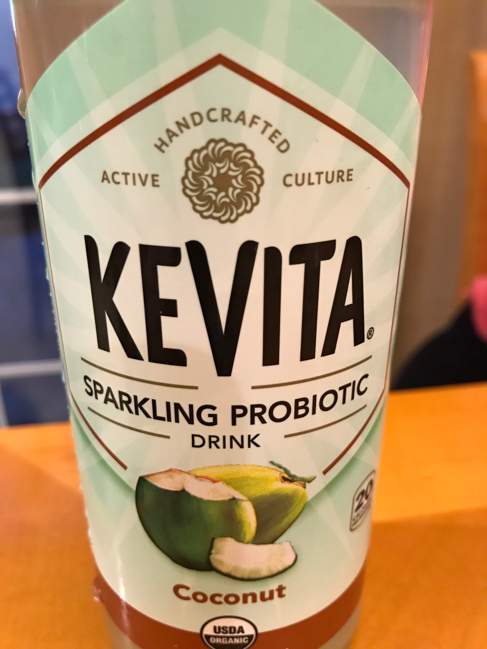 KeVita Sparkling Probiotic Coconut Drink: Calories, Nutrition Analysis ...