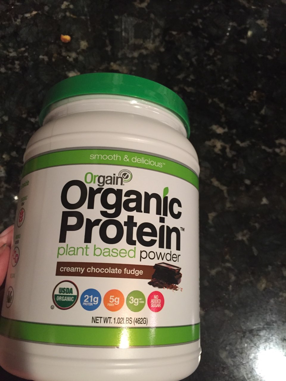 Orgain Protein Powder, Organic Protein, Creamy Chocolate Fudge, Organic ...