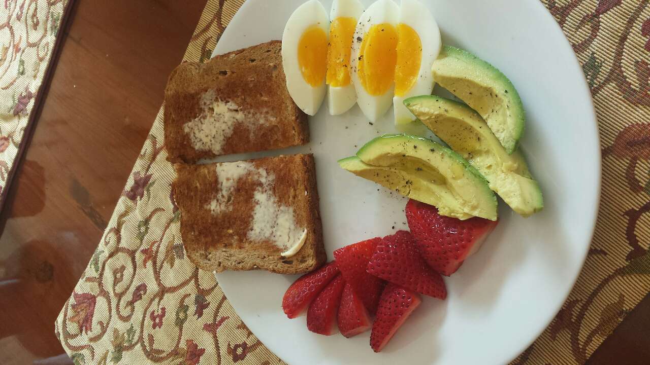 Happy Friday!! Starting off my day with a delicious breakfast😋💚💜🙌 ...