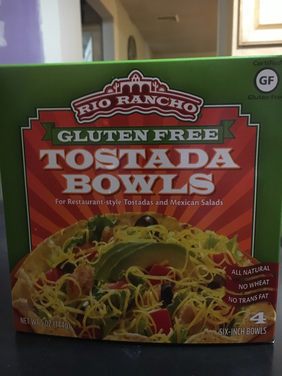 Rio Rancho Gluten Free Tostada Bowls: Calories, Nutrition Analysis ...