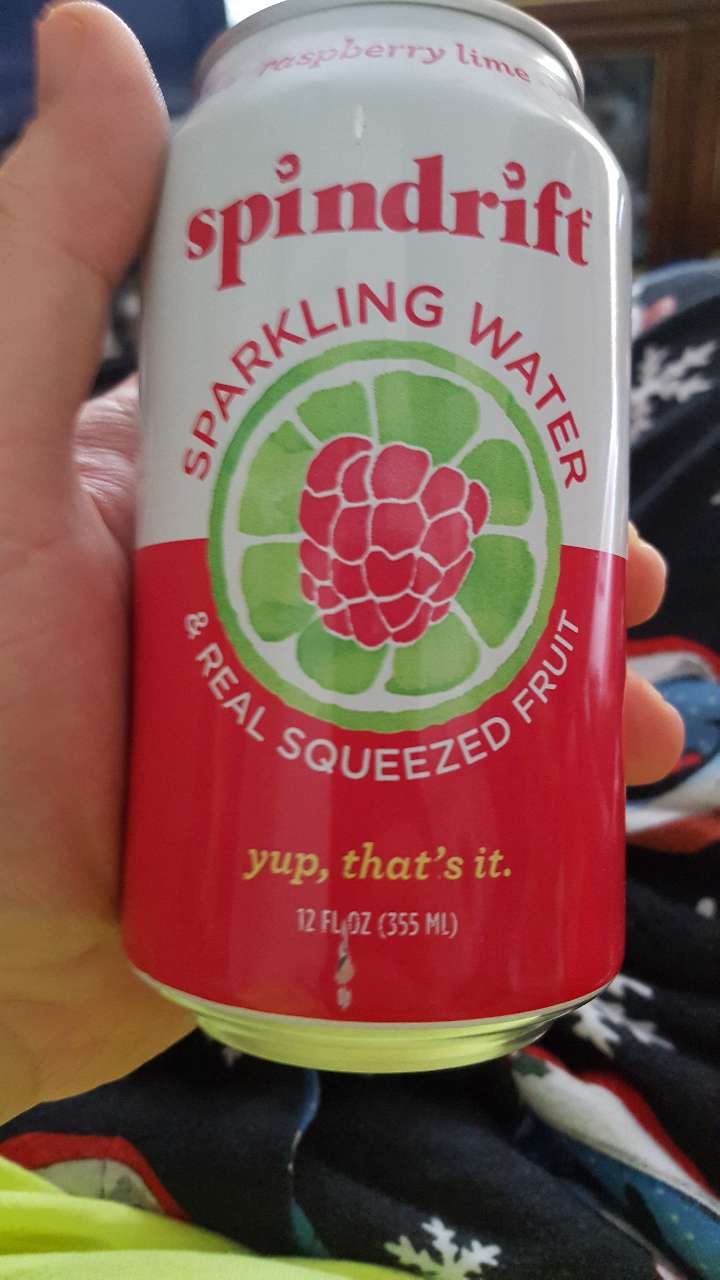 Spindrift Sparkling water & real squeezed fruit, Raspberry lime ...