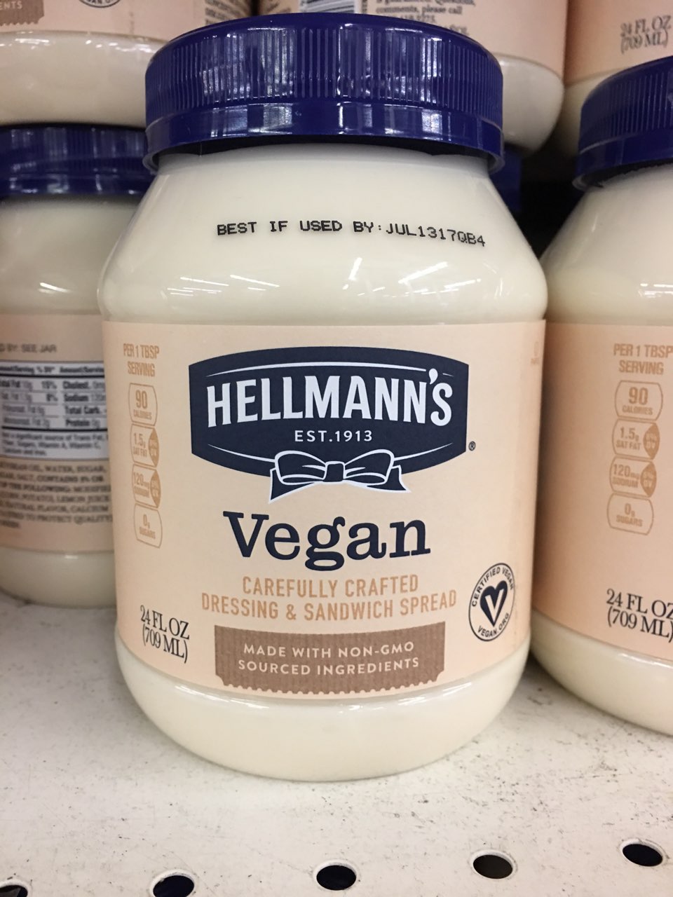 Hellmann's Dressing & Spread, Vegan: Calories, Nutrition Analysis ...
