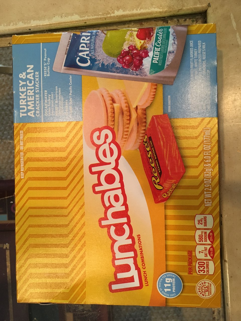 Lunchables Lunch Combinations, Turkey + American, Fun Pack: Calories ...
