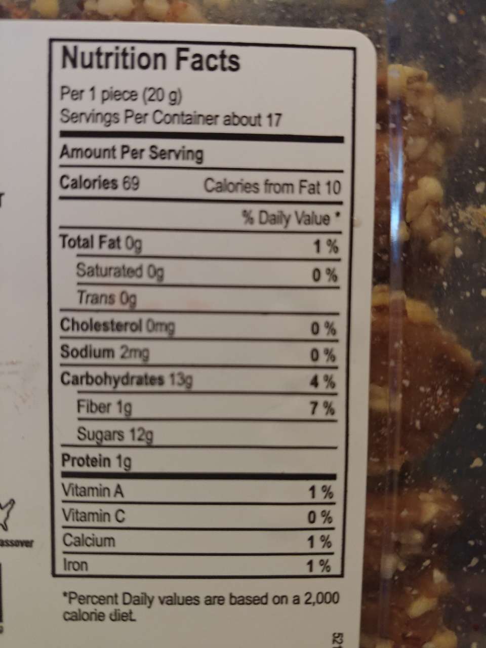 Bard Valley Natural Delights, Almond, Date Rolls: Calories, Nutrition ...