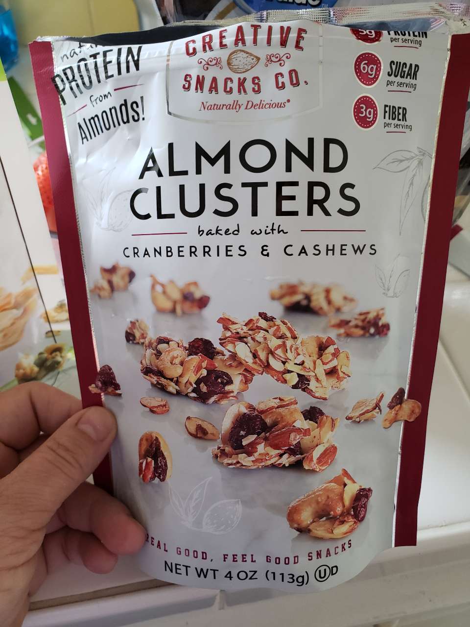 Creative Snacks Co. Almond Clusters, Baked With Cranberries And Cashews ...