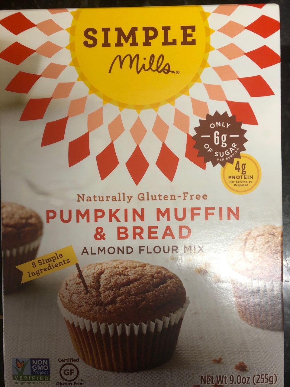 Simple Mills Baking Mix, Pumpkin Muffin & Bread, Almond Flour: Calories ...