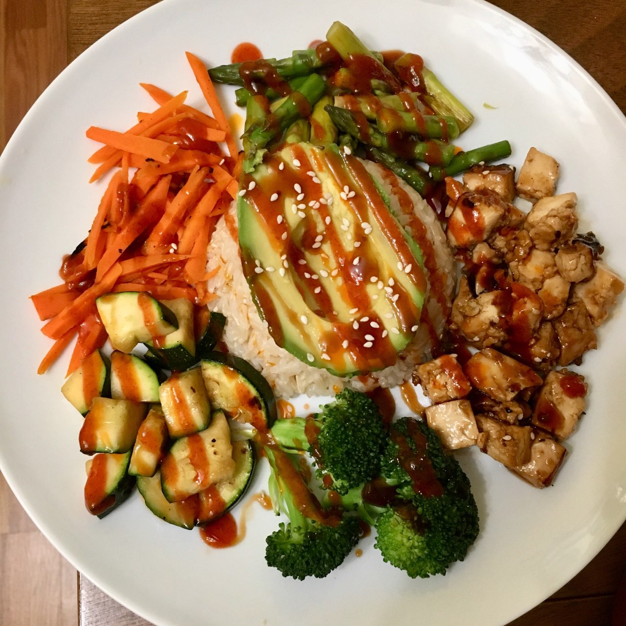 A plate full of nutrient dense ingredients. Can’t any better than that ...