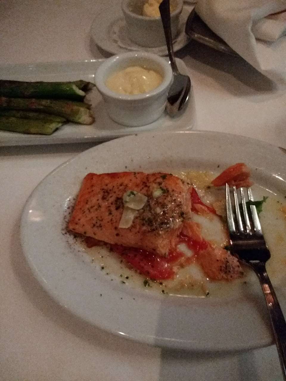 Dinner at Ruth's Chris Steakhouse. Hubby got a gift certificate for a ...