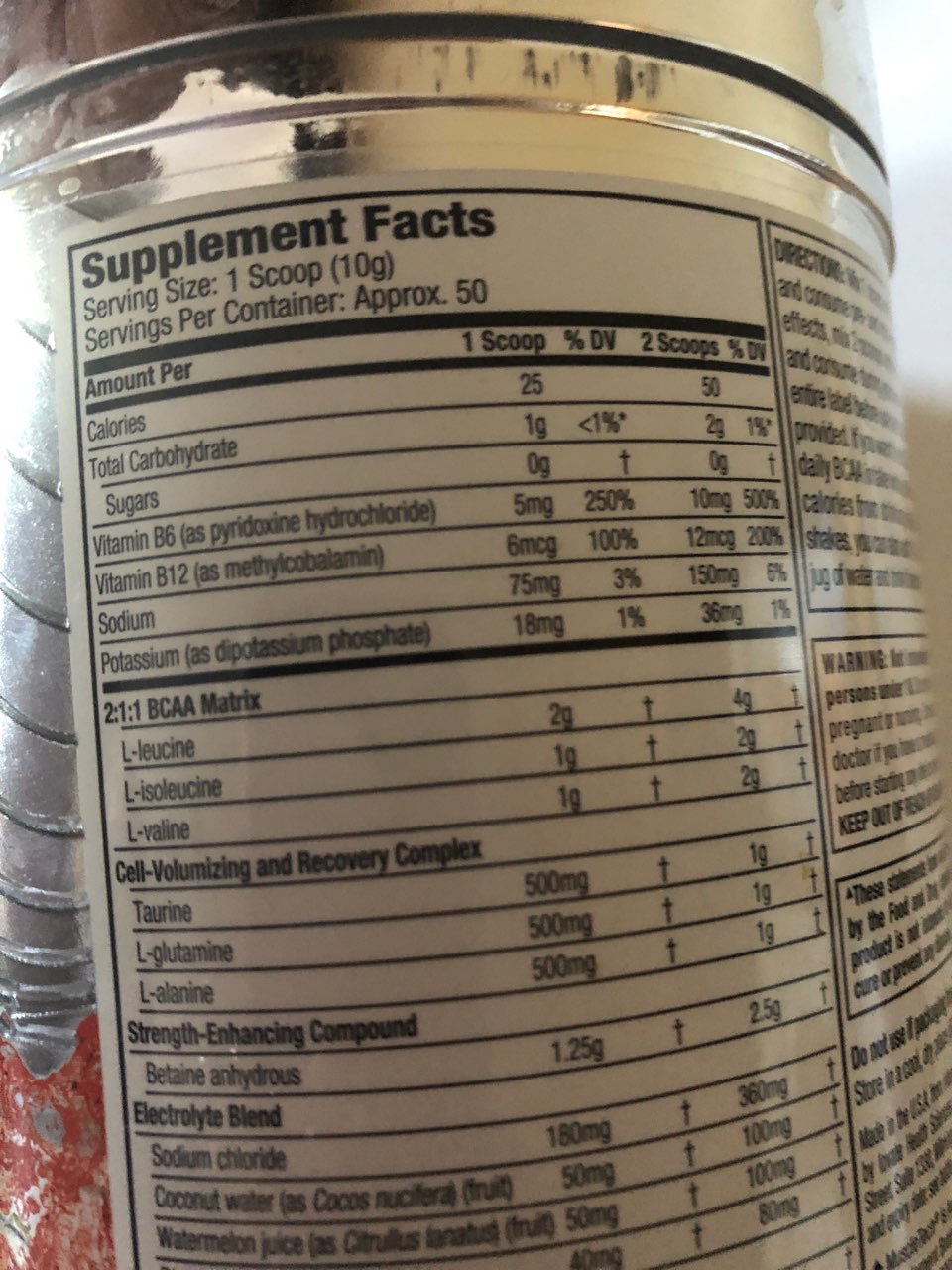 Muscletech Amino Build, Next Gen Energized, Dietary Supplement ...