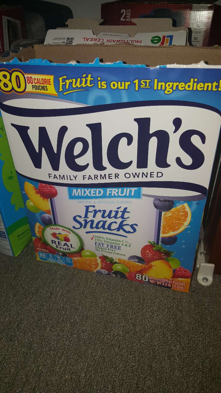 Welch's Fruit Snacks, Mixed Fruit: Calories, Nutrition Analysis & More ...