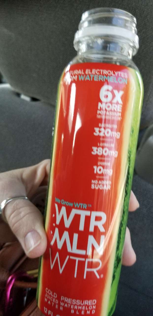 WTR WTR MLN WTR Cold Pressed Juiced Watermelon Water Blend: Calories ...