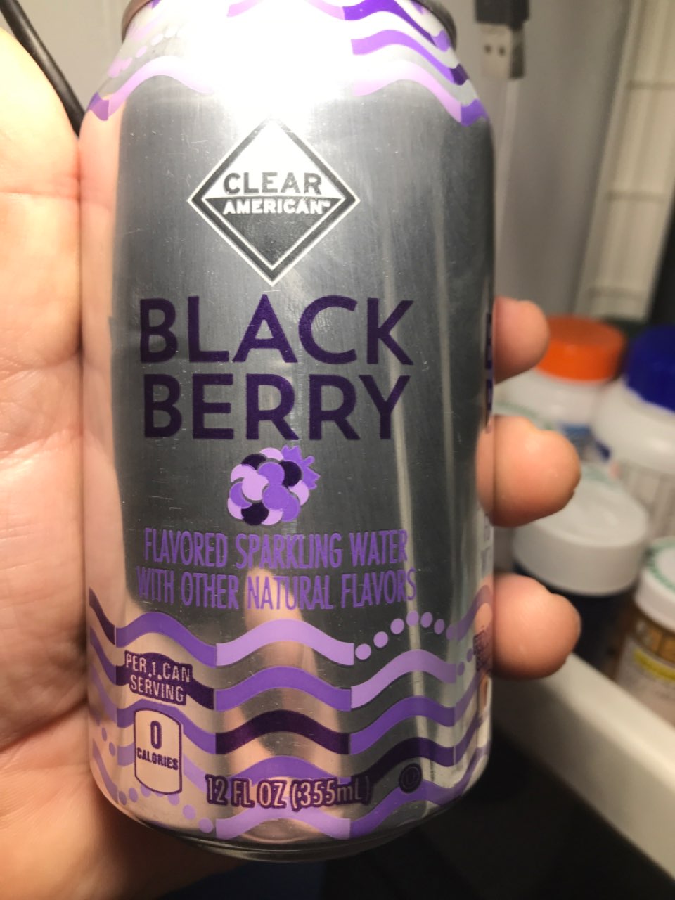 Clear American Sparkling Water, Unsweetened, Blackberry: Calories, Nutrition Analysis & More ...
