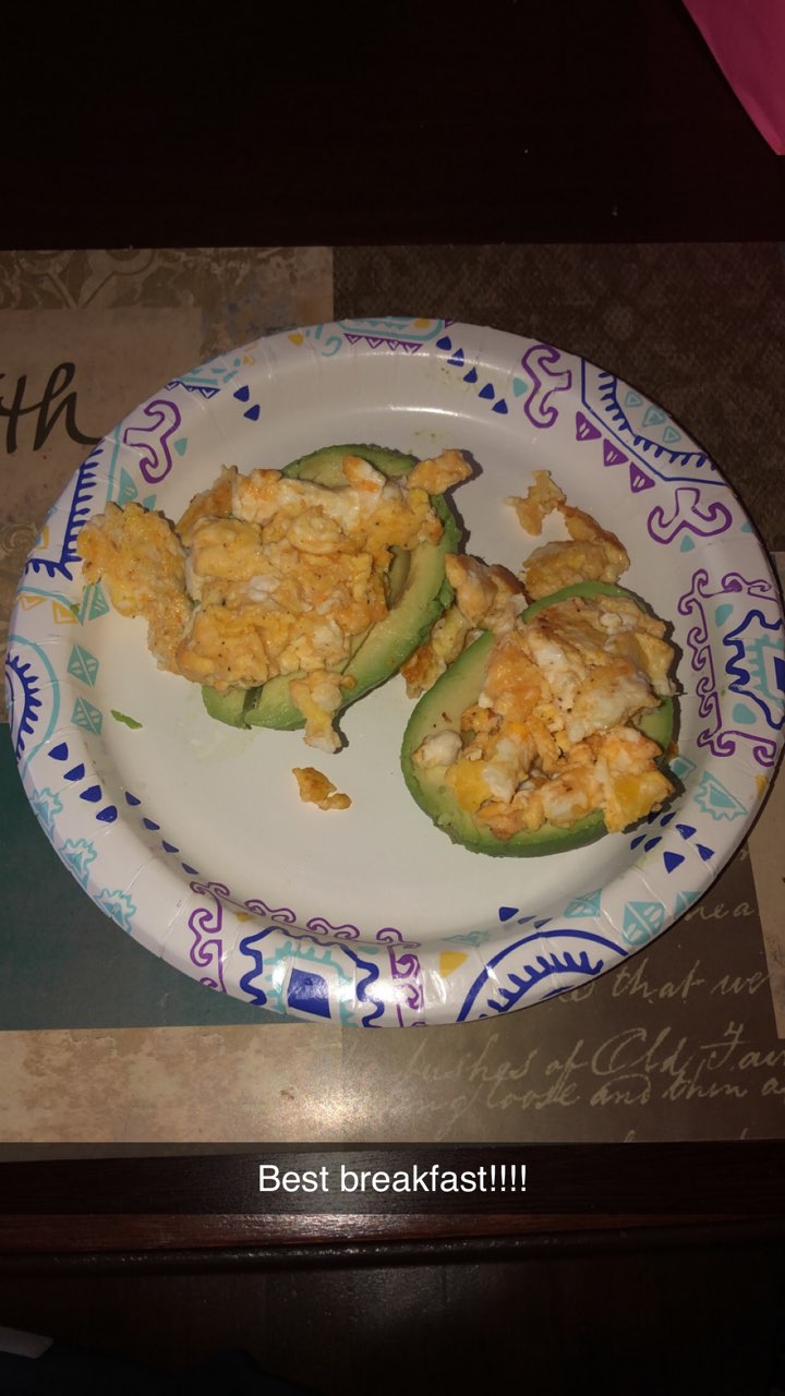 Zumba on the Xbox and healthy breakfast! It’s been a good day so far ...