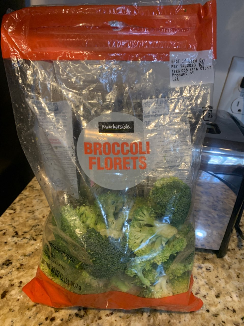 Marketside Broccoli Florets: Calories, Nutrition Analysis & More ...