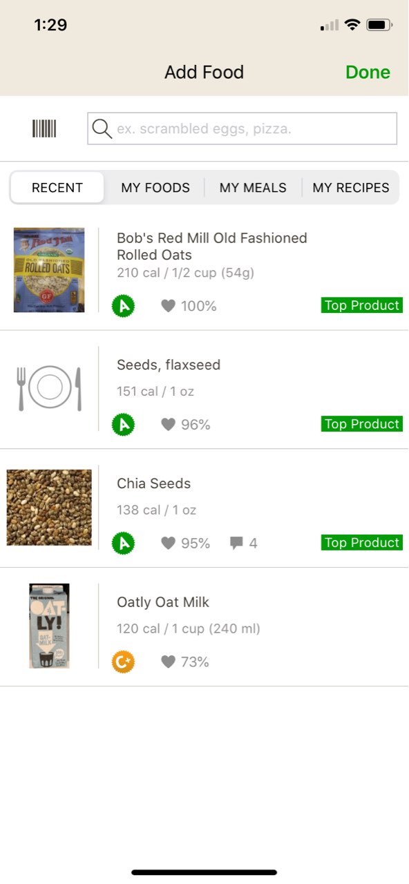 Not sure how to use this app. I d/l it but don’t know how to enter food ...
