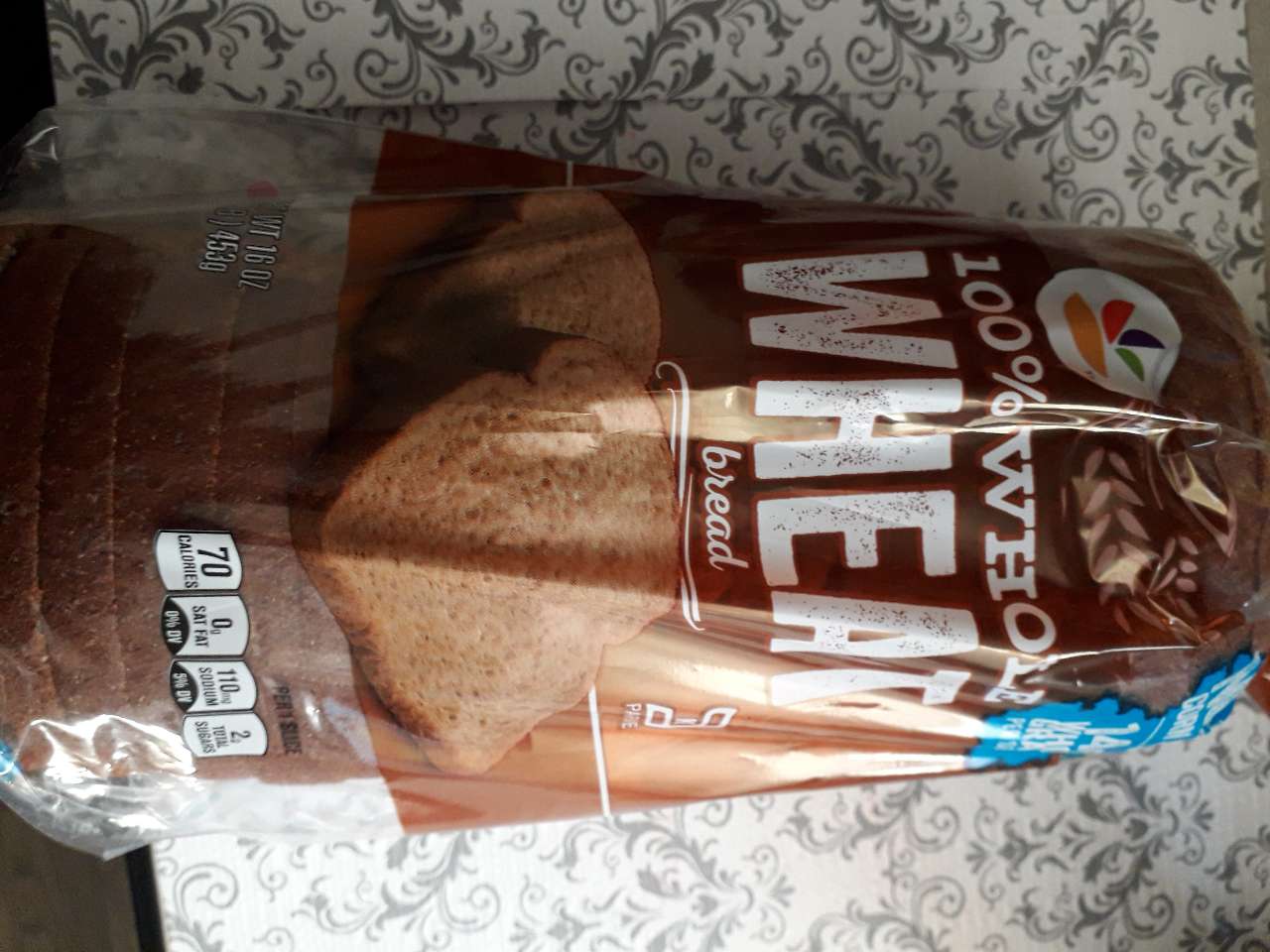Giant Bread, 100% Whole Wheat: Calories, Nutrition Analysis & More ...