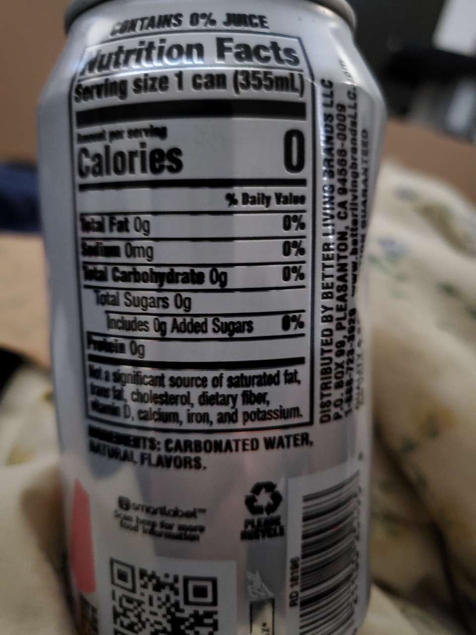 Refreshe Grapefruit Seltzer: Calories, Nutrition Analysis & More | Fooducate