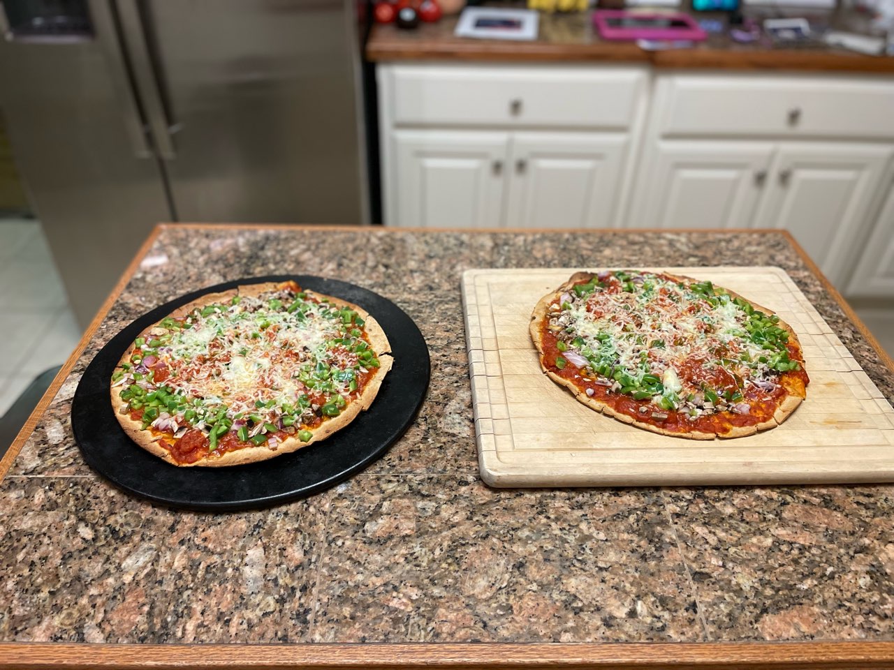 Plant based pizza for dinner. Heart healthy and overall delicious. I’m ...