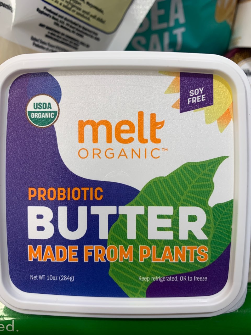 Melt Organic Probiotic Buttery Spread: Calories, Nutrition Analysis ...