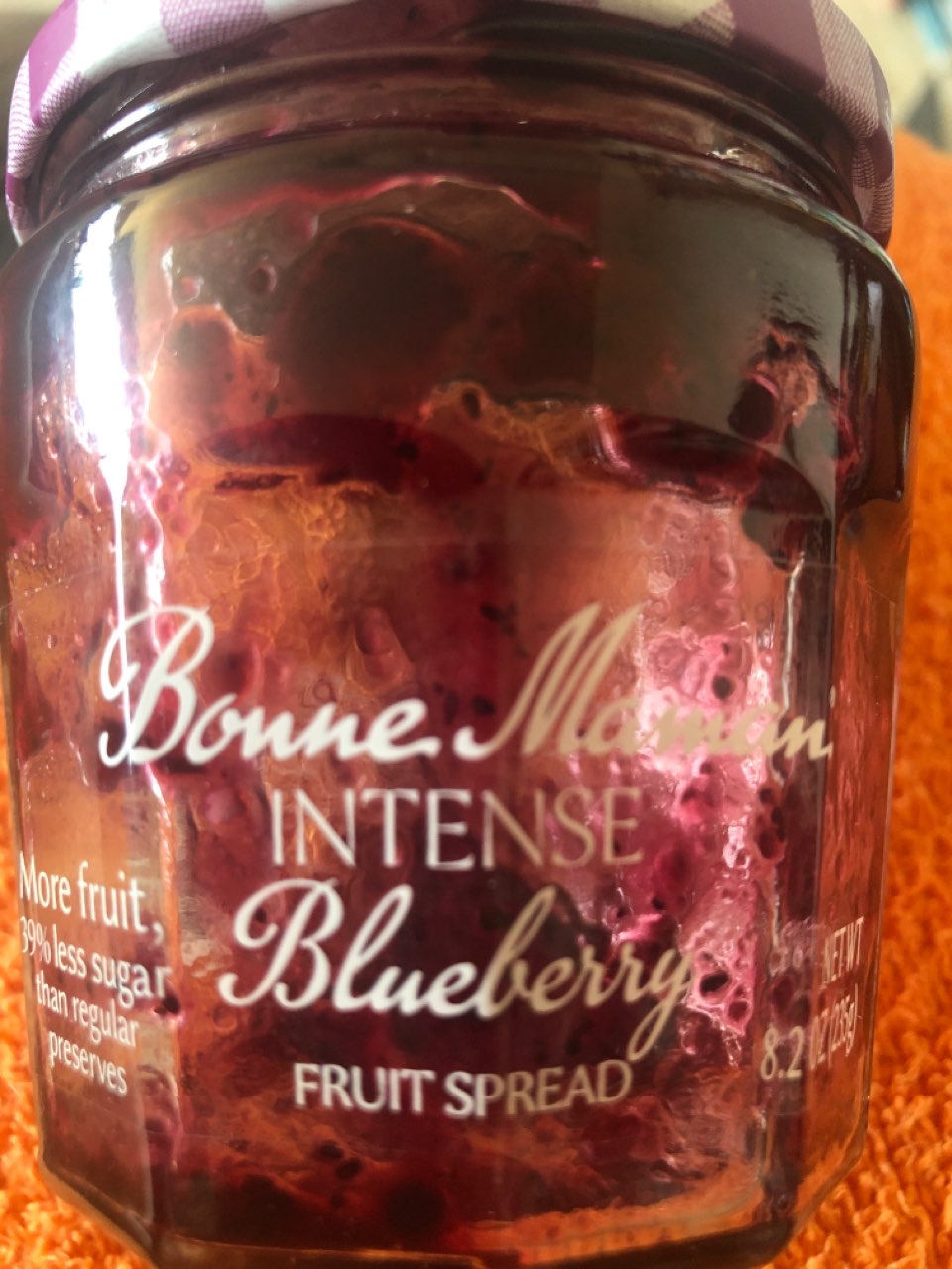 Bonne Maman Fruit Spread, Blueberry: Calories, Nutrition Analysis ...