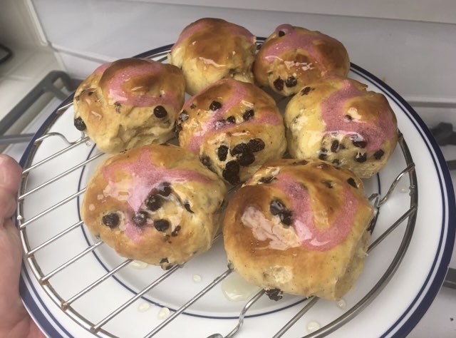 Last year was hot crossed buns; this year is my cold water monk fast ...