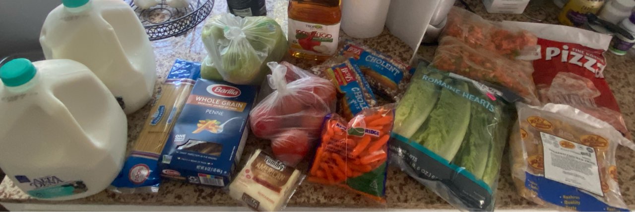 My bf brought home a box with these foods in it. He said there was a ...