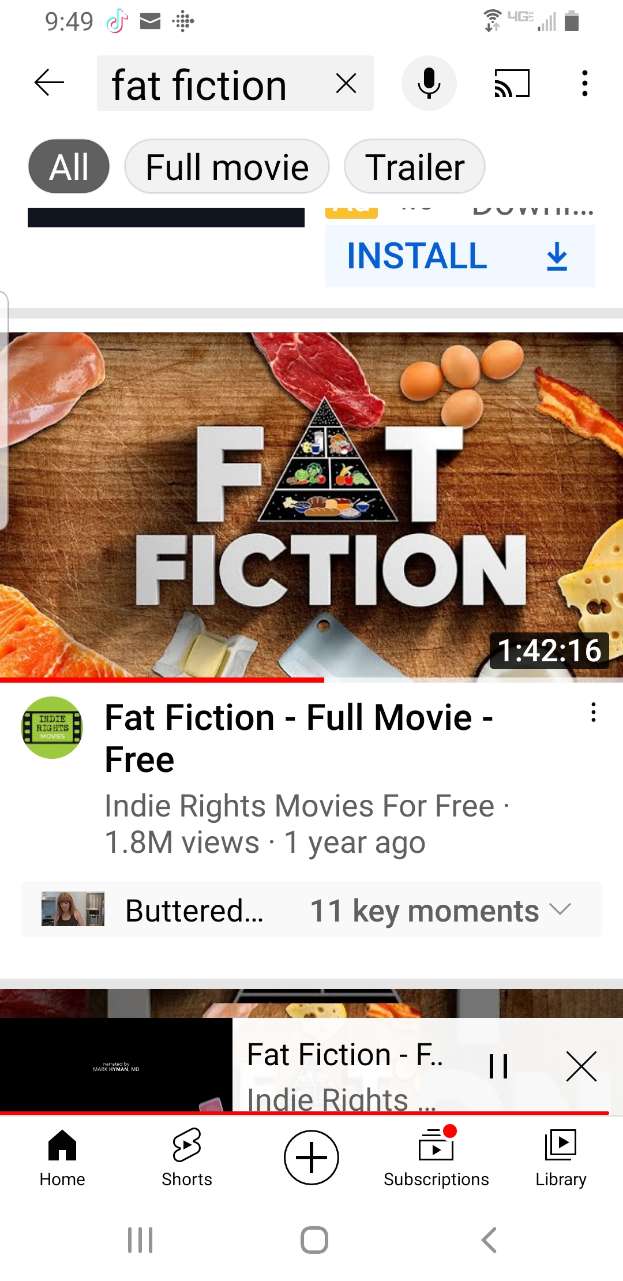 Finished watching "Fat Fiction" on YouTube this morning. Not only did ...